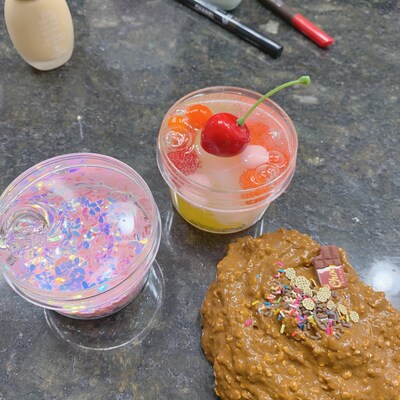 Pearl Mermaid Slime Glossy Slime, Clear Slime, Pick Your Own Scent ...