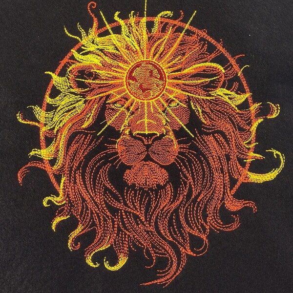 Cicada Embroidery Design | Boho Insect Art | Nature-inspired Machine ...