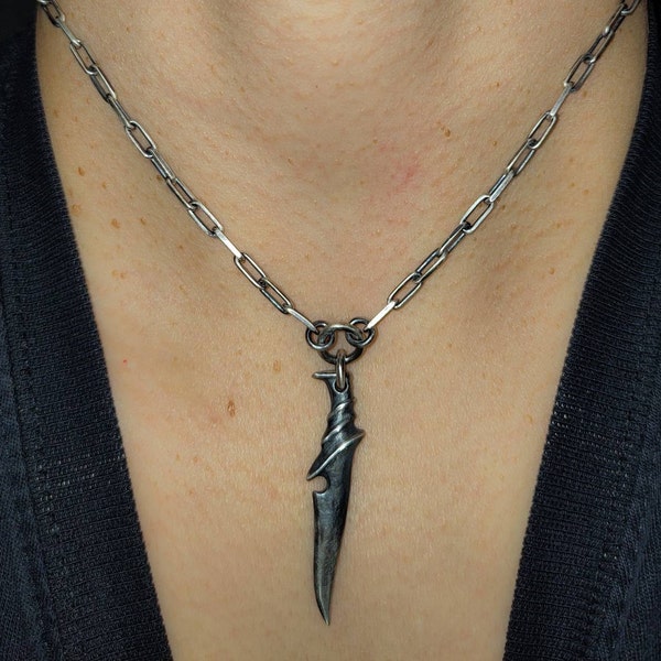 Ancient Greek Column Pendant, Handmade Sterling Silver 925 Necklace ...