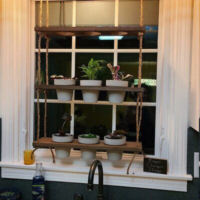 20 Wooden Farmhouse Patio Planter, Cottage Planter, Handmade Rustic ...