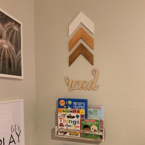 Read Sign- Read Wording- Laser Cut Read Sign - Etsy