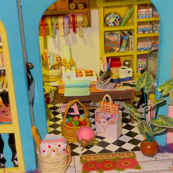 Last Stop Cemetery 1:12 Scale Graveyard PAPER Miniature Sign Spooky ...