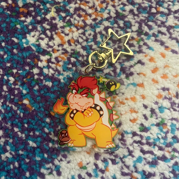 NEW 2" Super Mario Acrylic Charms - Etsy