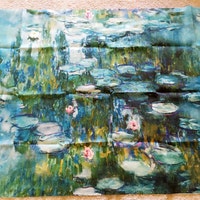 Claude Monet, Linen Fabric, Fabric by Yard, Fabric by Meters, 100% ...