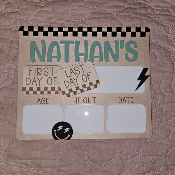 Backpack Bag Tag, School Name Tag, Lunch Bag Tag, Lunchbox Tag, School ...