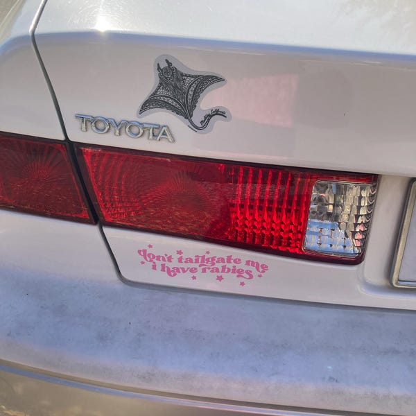 Girly Cherry Bow Decal Gas Cap Vinyl Decal Car Window Decal Sticker Car ...