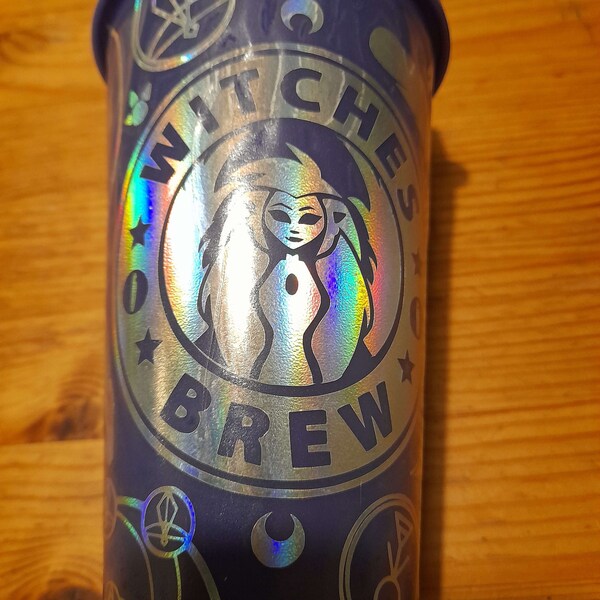 The Owl House Hootie Eda King Starbucks Tumbler Hot Drink Holographic Cup 16 Oz Etsy