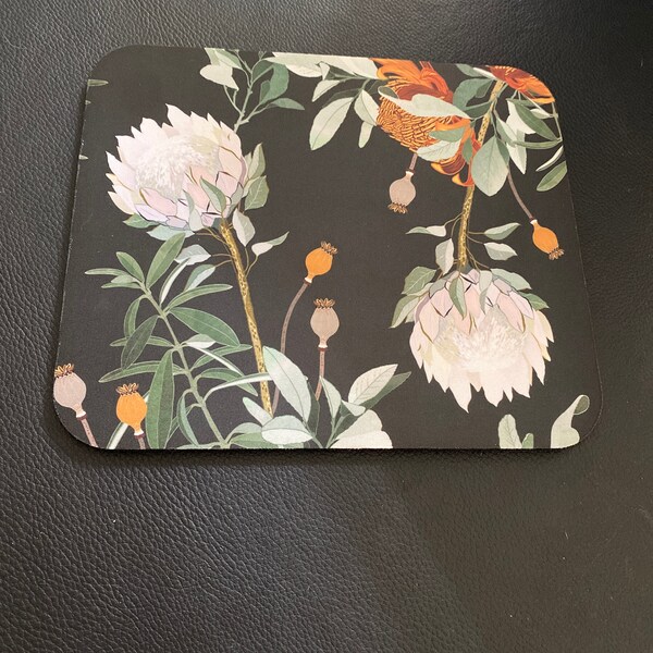Mouse Pad Protea Floral Mouse Pad Floral Mouse Pad Office Mouse Pad ...