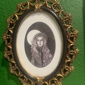 The Oracle Fine Art Print Third Eye Star Crown Halo | Etsy