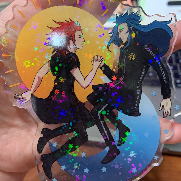 Sea Salt Family 4.25" Acrylic Standee Axel Saix Roxas Xion Kingdom ...
