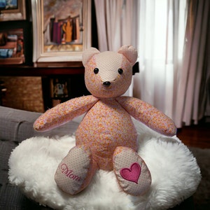 Memory Bear Pattern 6 Sizes Easy Sewing Pattern Plush Bear Pattern ...