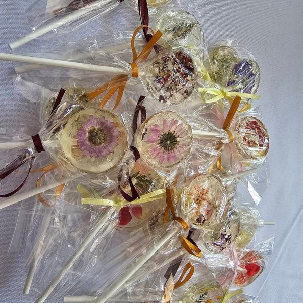 Flower Lollipops - Etsy