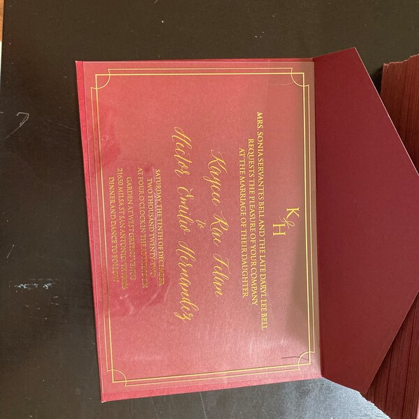 Wedding Invitation, Paper Invitations, Paper Black Invitations ...