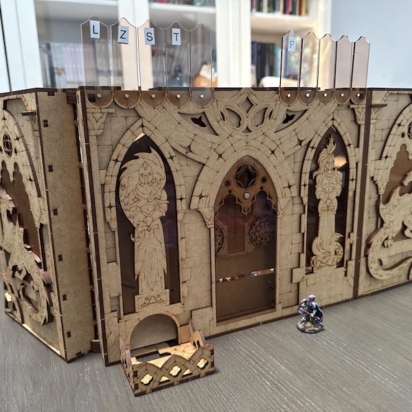 Dnd DM Screen Dragonheart With Dice Tower, Initiative Tracker, HR ...
