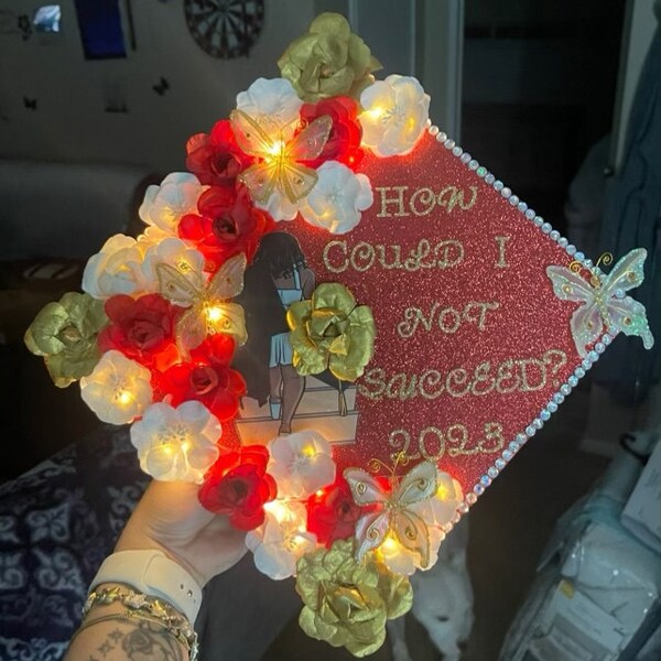 Graduation Caps With Lights - Etsy