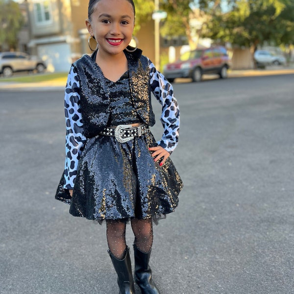 Girls Selena Inspired Cowboy Outfit - Etsy