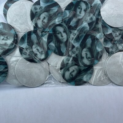 30 Personalised Edible Rice Paper Cupcake Toppers / Birthdays Pre Cut ...