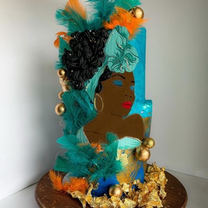 Afro Woman Nubian Queen Hair Beautiful African American - Etsy