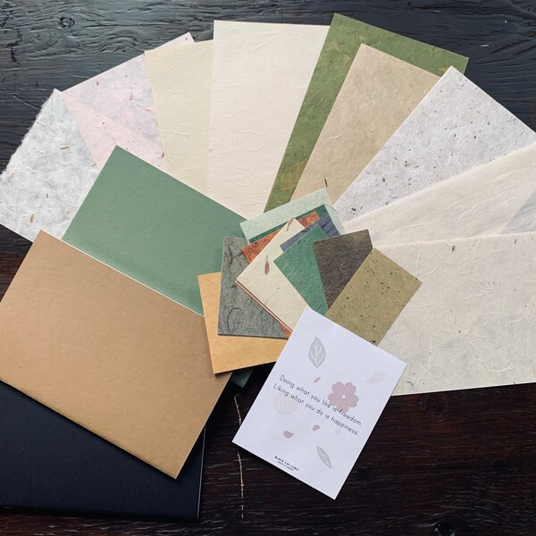 Flower Petal Handmade Paper, Dried Flower Handmade Paper, Craft Paper ...