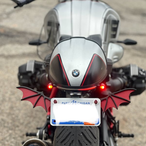 License Plate Bat Wings (universal Fit) - Etsy