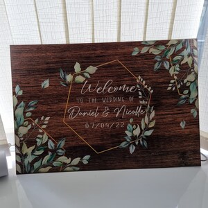 Rustic Wedding Welcome Sign | Etsy