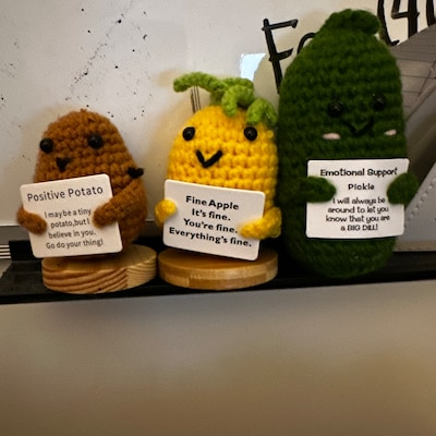 Optimistic Threads-handmade Pickle Doll A Heartfelt Gift for Friends ...