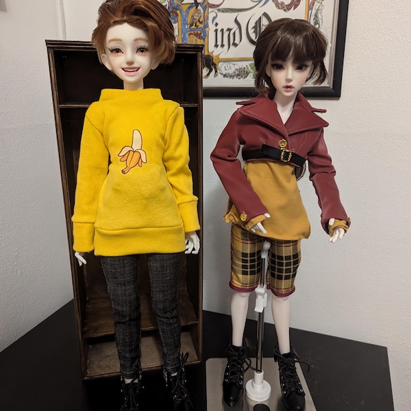 MADE TO ORDER, Kawaii Emo Long Sleeve for Mini Dollfie Dream, Imomodoll ...