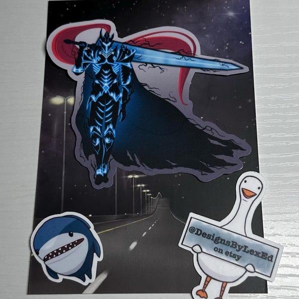 Igris, Solo Leveling, Handmade Laminated Sticker - Etsy