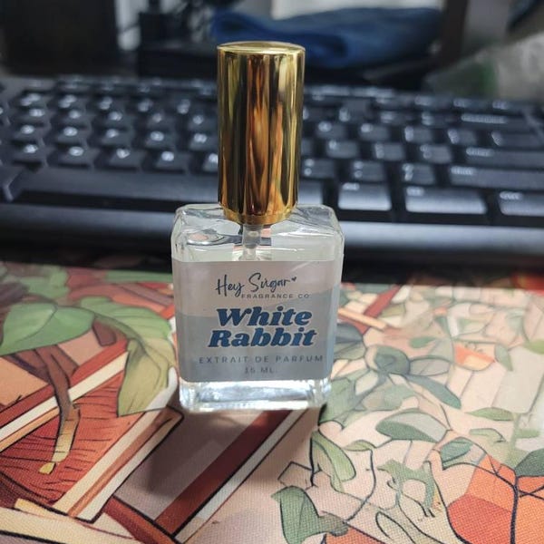 White Rabbit Perfume - Creamy Vanilla Fragrance, Lactonic, Sweet Milky ...