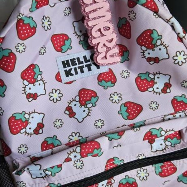 Personalized Keychain/ Acrylic Keychain / Diaper Bag Tag/ Lunch Box Tag ...