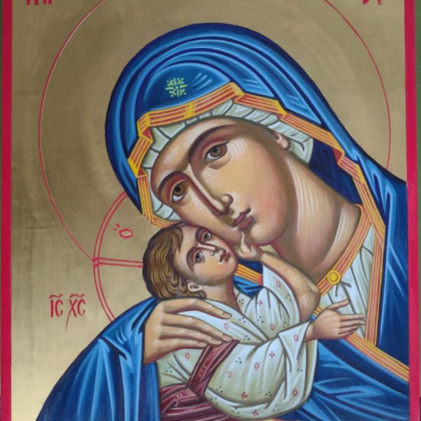Archangel MICHAEL Hand-painted Icon, Archangels Byzantine Icon, Angel ...