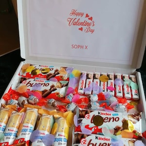 LARGE Kinder Chocolate Hamper Selection Box Kinder Bueno - Etsy