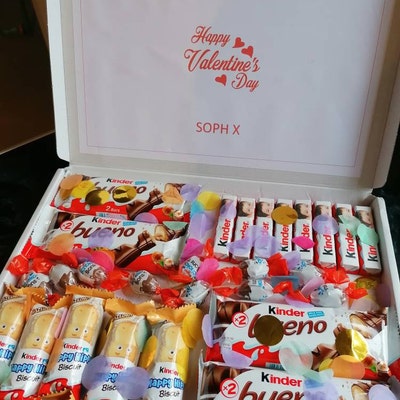 LARGE Kinder Chocolate Hamper Selection Box Kinder Bueno - Etsy
