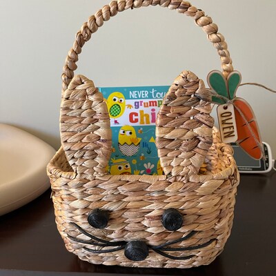 Easter Bunny Basket Carrot Kids Tag - Etsy