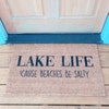 Lake Life Doormat, Lake House Decor, Cabin Doormat, Cabin Decor, Cute ...