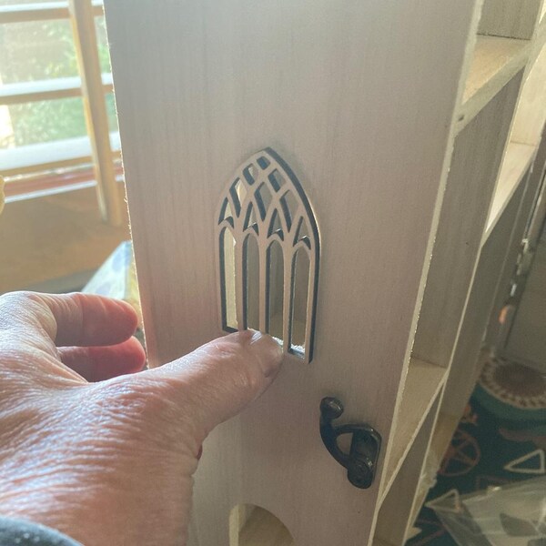 Unfinished Wooden Window Shape | Cathedral Church Window Blank Cutout ...