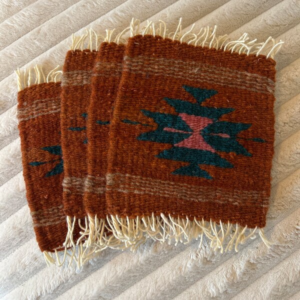 Zapotec Southwest Wool Table Runner / Wall Tapestry Measuring 72 X 16 ...