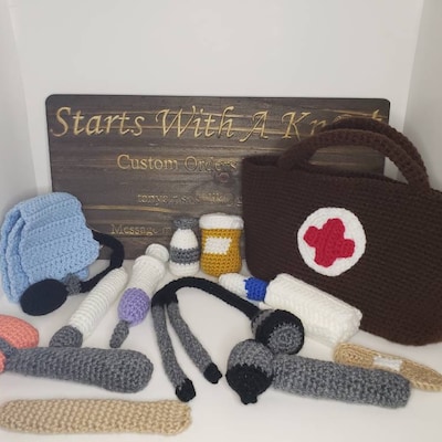 Doctor Kit Crochet PATTERN ONLY PDF Download Knotmonsters Amigurumi How ...