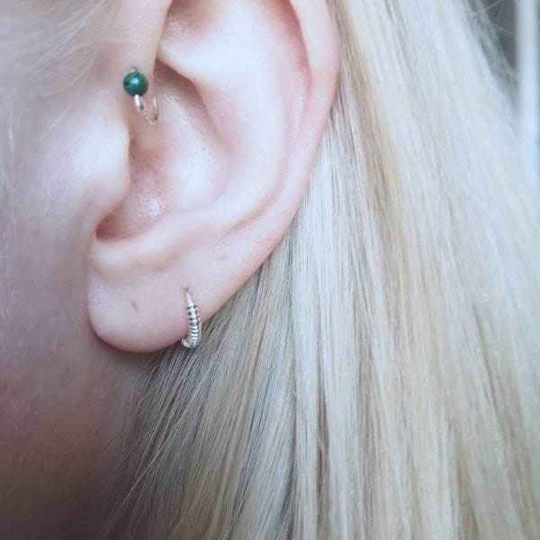 Small Hoop Earring, 20 18 Gauge Hoop for Piercing, 16 Gauge Piercing ...