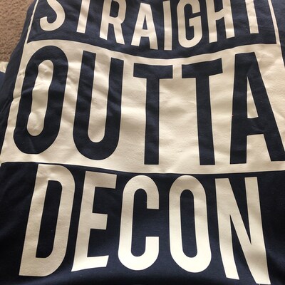 Straight Outta Decon T-shirt. Sterile Processing Gift/ SPD - Etsy