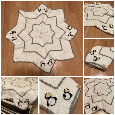 Bobble Star Blanket Crochet Pattern Digital PDF Download - Etsy