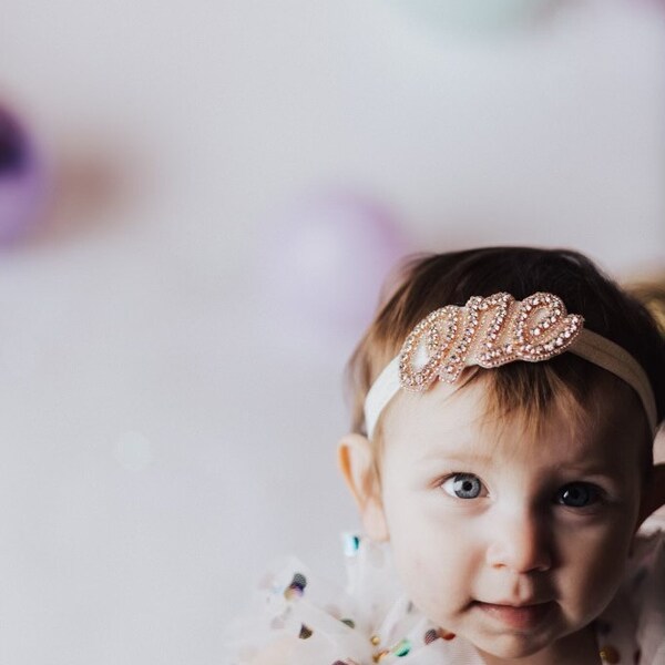 First Birthday Headband, First Birthday Outfit, 1st Birthday Headband ...