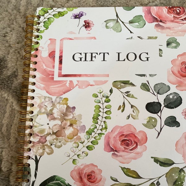 Bridal Gift Tracker | Gift Log Book | Bridal Shower | Wedding Day Gift ...