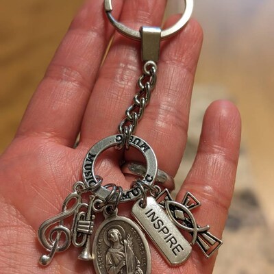 Saint Eligius Necklace, Clip or Keychain, St. Eligius, Patron Saint of ...