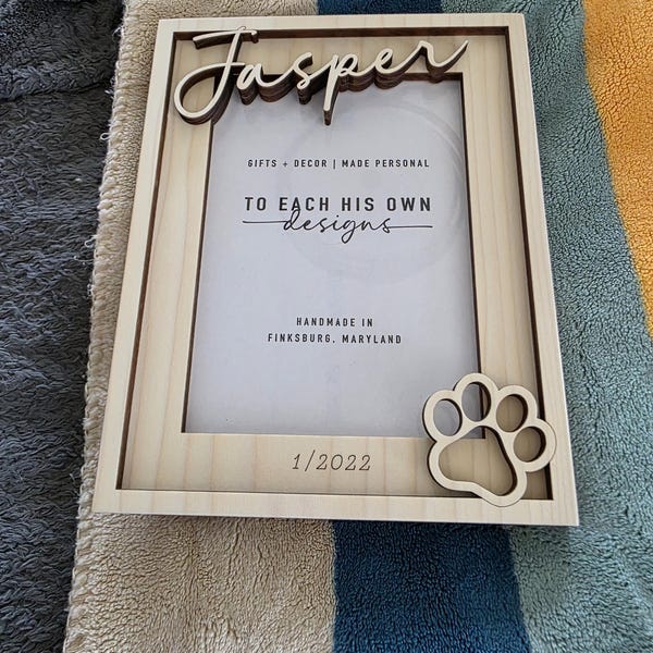 Personalized Cat Frame | Custom Cat Name Picture Frame | Gifts for Cat ...