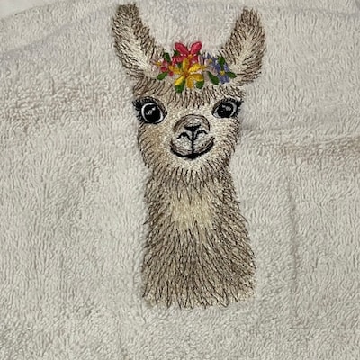 Lama Embroidery Design, 3 Sizes, Instant Download - Etsy