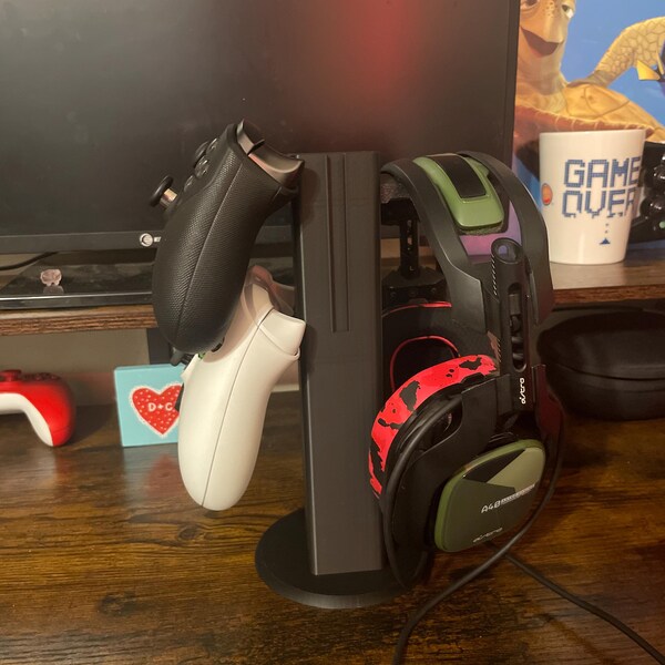 Universal Controller Tower | Controller Stand | Headphone Hanger - Etsy