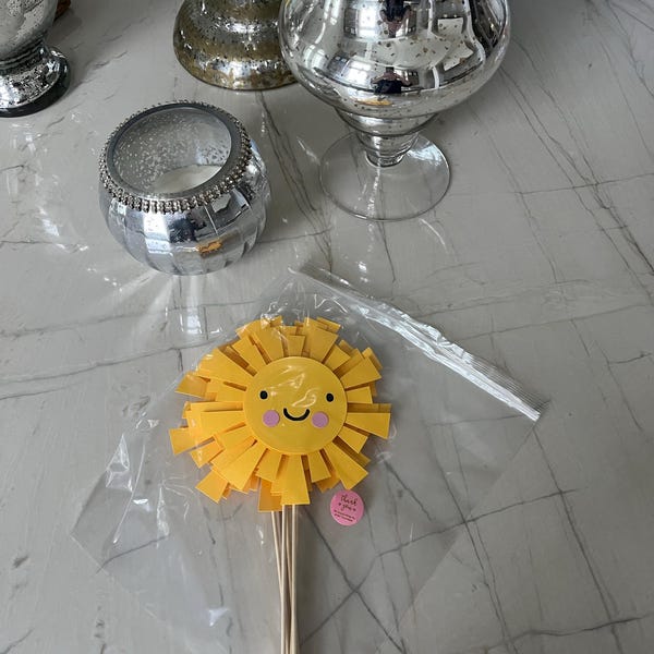 Sunshine Party Decorations/ Sun Centerpieces/ You Are My Sunshine/ One ...