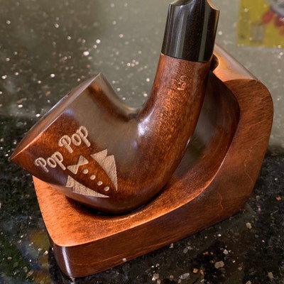 Personalised Tobacco Pipe Custom Engraved Smoking Pipe Best Man Gift ...