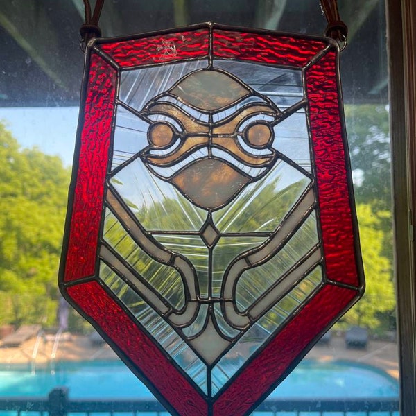 Stained Glass Gengar Inspired Suncatcher - Etsy